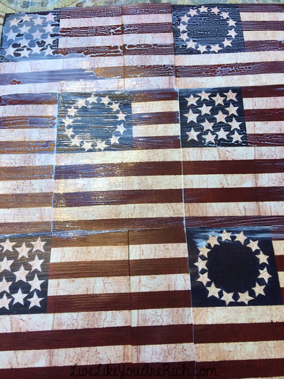 American Flag Collage