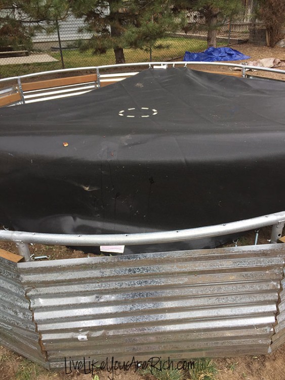 how to install an inground trampoline