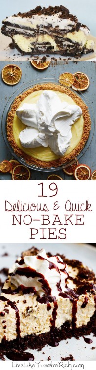 19 Delicious No-Bake Pies