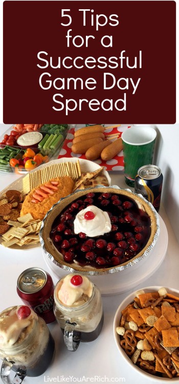 5 Tips for a Successful Game Day 'Spread'