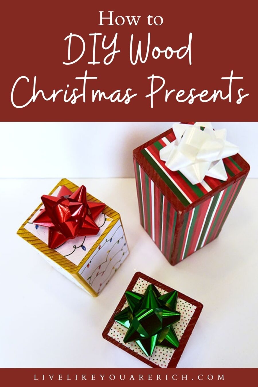 Christmas Present Wood Craft