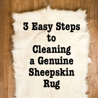 3 Easy Steps to Cleaning a Genuine Sheepskin Rug - Live Like You Are Rich