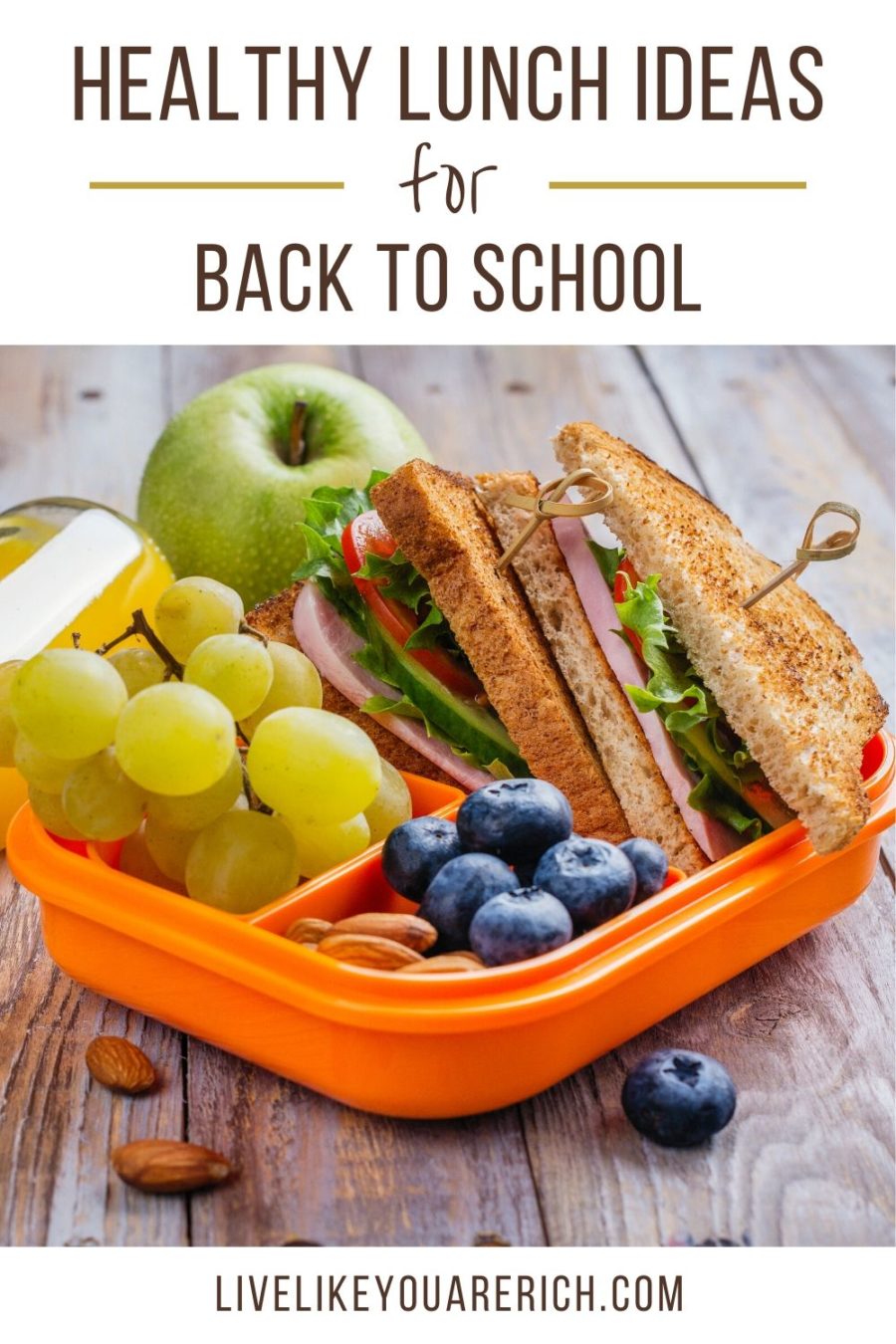 Back-to-School Lunches, Gifts, and Transitioning Tips - Live Like You ...