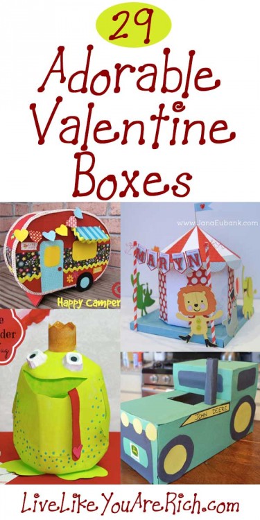 29 Adorable Valentine’s Day Boxes