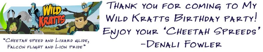 Wild Kratts Birthday Party - Live Like You Are Rich