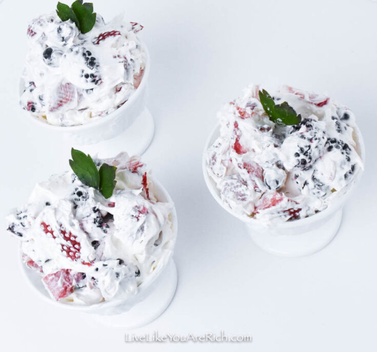 Amazingly Delicious Cream Cheese Berry Dessert - Live Like You Are Rich