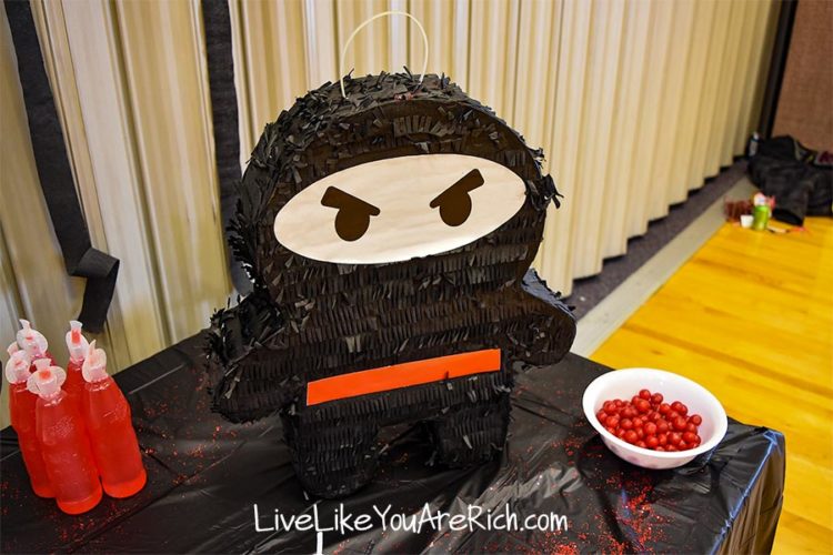 Ninja Party for Boys Themed Food - Live Like You Are Rich