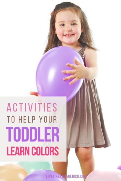 How to Teach a Toddler Their Colors (37 Different Creative Activities!)