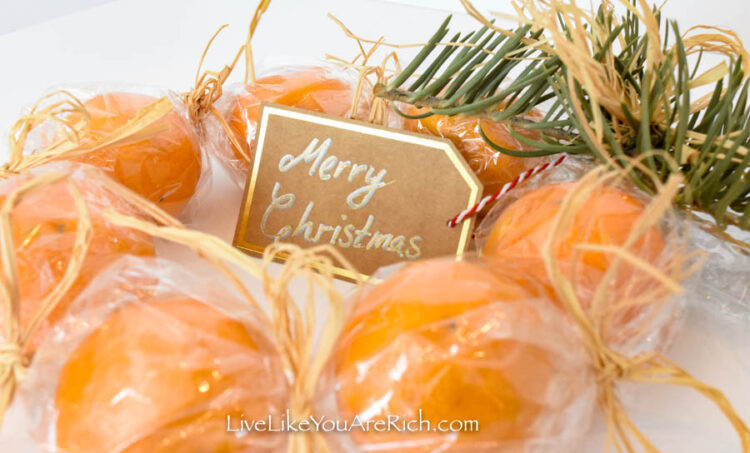 Clementine Wreath—Cellophane Wrapped - Live Like You Are Rich