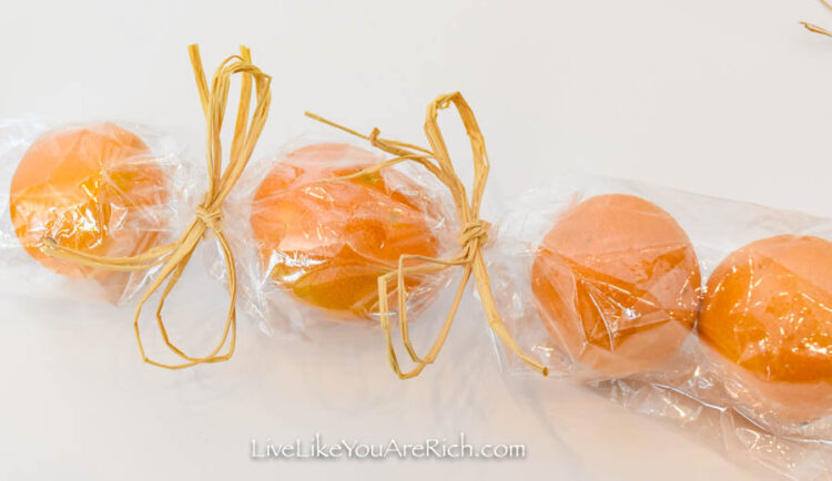 Clementine Wreath—Cellophane Wrapped - Live Like You Are Rich