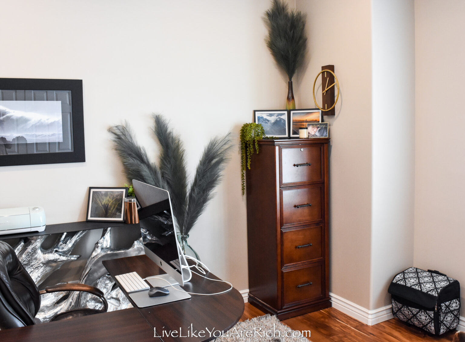 DIY Office Renovation - Live Like You Are Rich