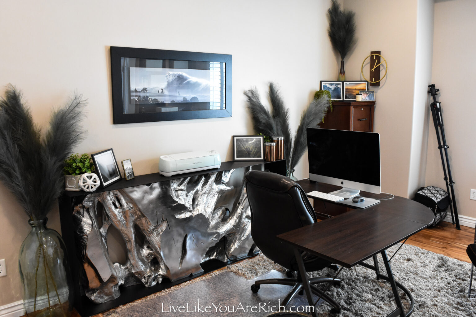 DIY Office Renovation - Live Like You Are Rich