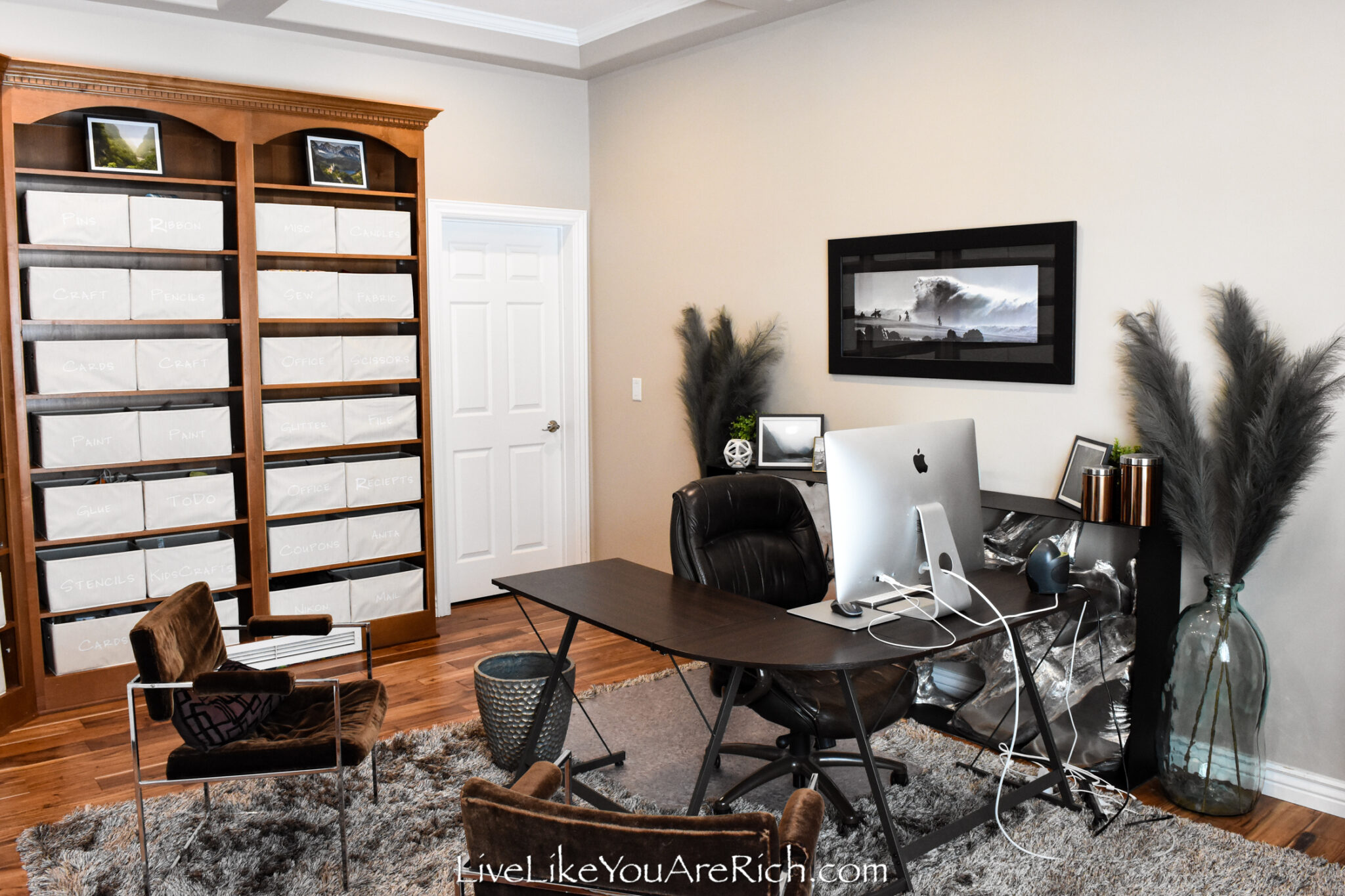 DIY Office Renovation - Live Like You Are Rich