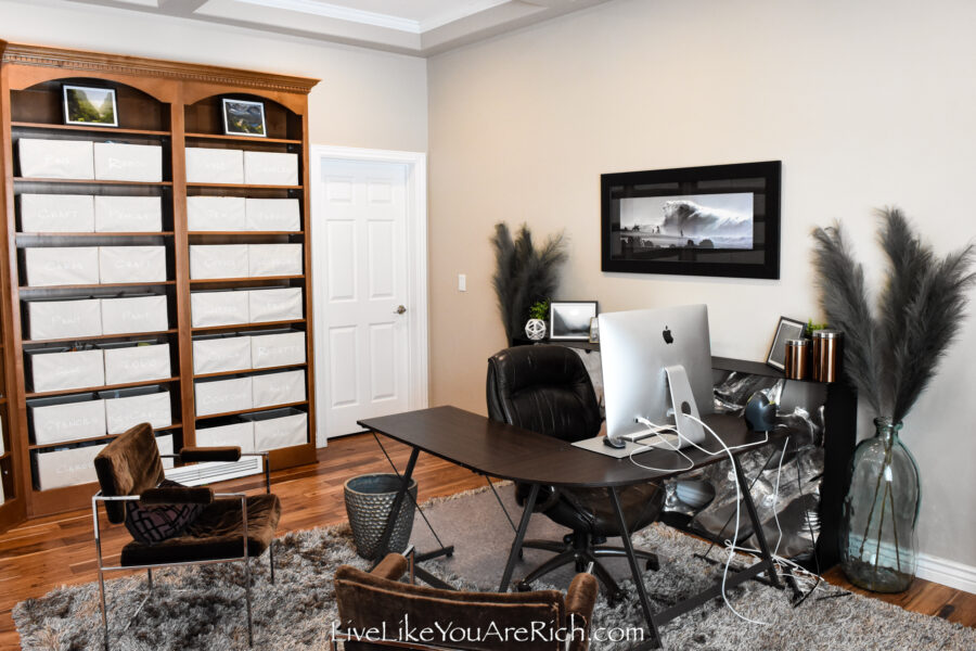 DIY Office Renovation - Live Like You Are Rich