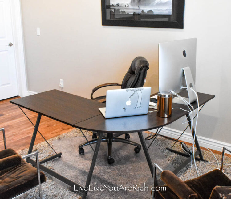 DIY Office Renovation - Live Like You Are Rich