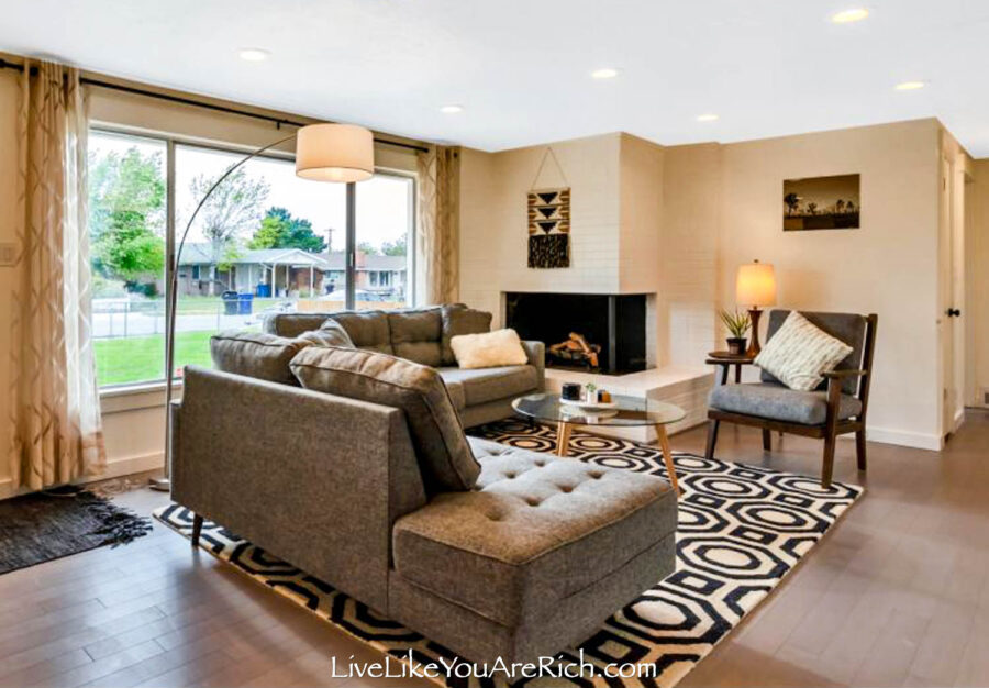 Living Room Renovation Before and After Home 2 - Live Like You Are Rich