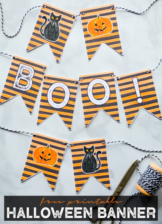 15 Cute Handmade Halloween Banners - Live Like You Are Rich