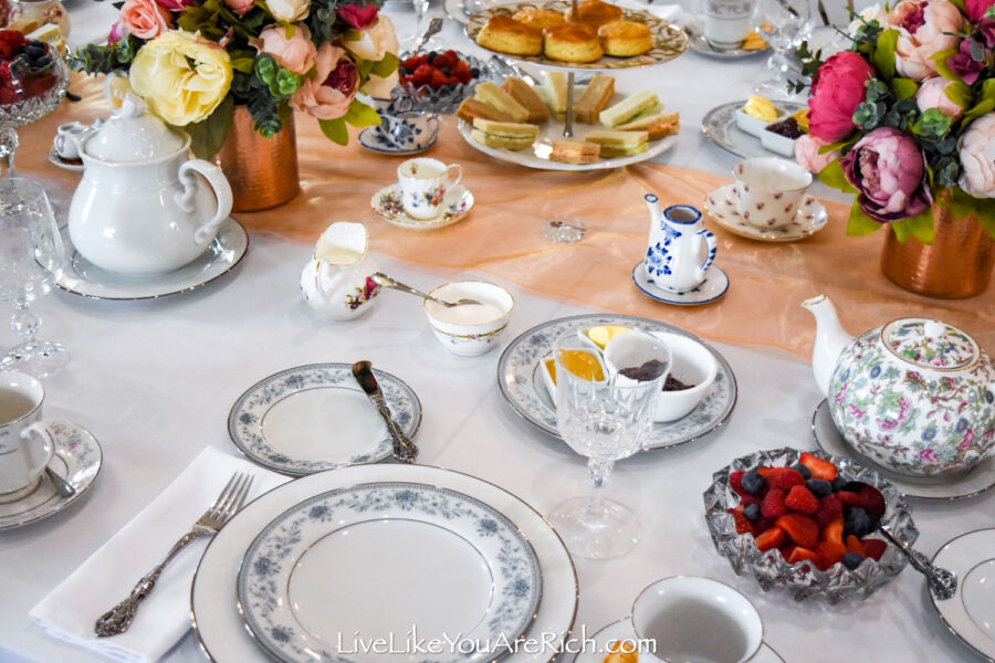 British Afternoon Tea - Live Like You Are Rich