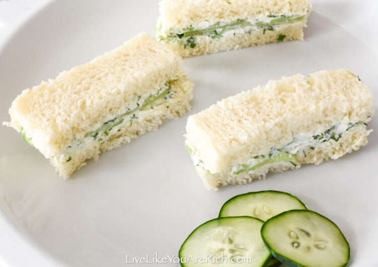 English Tea Cucumber Sandwiches—The Best - Live Like You Are Rich