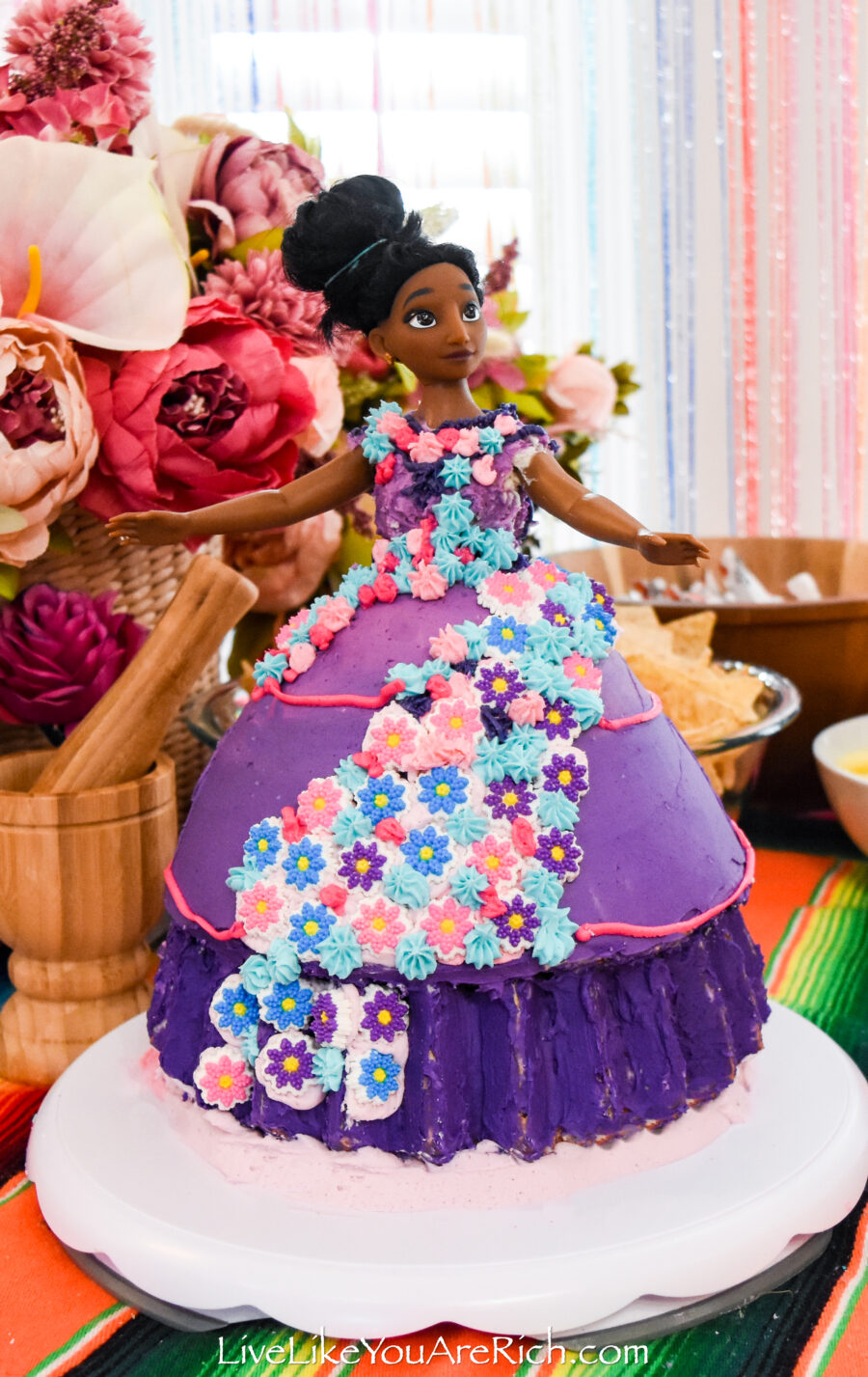 Isabela Encanto Barbie Cake - Live Like You Are Rich