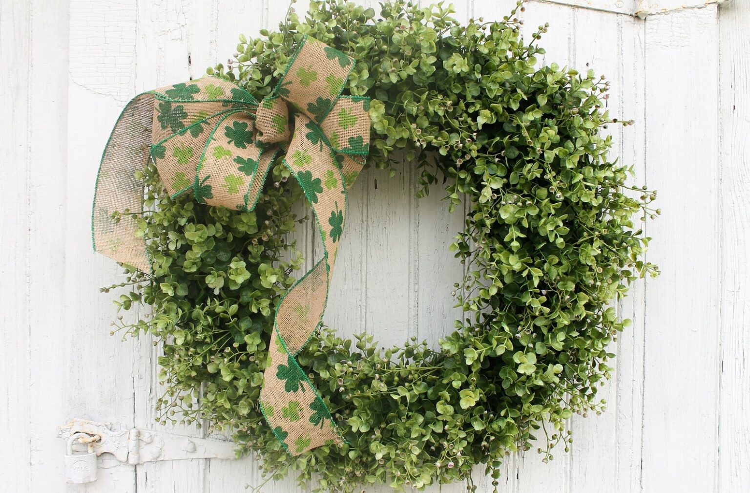 43 Modern and Simple St. Patrick's Day Wreaths - Live Like You Are Rich