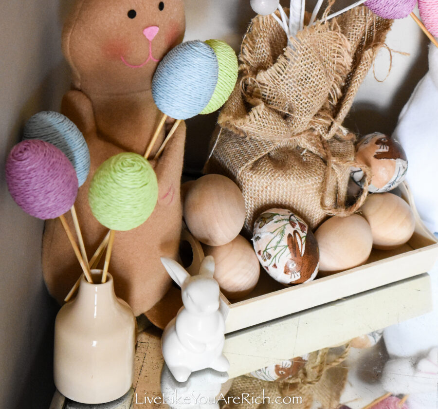 Easter Entry Table Decor - Live Like You Are Rich