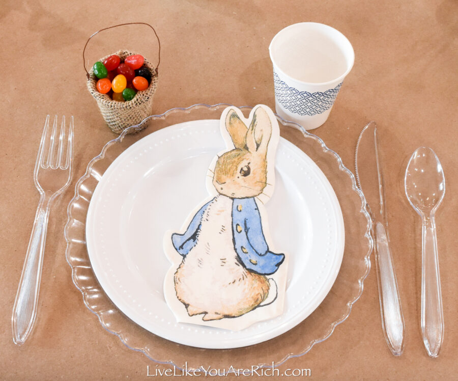 DIY Mini Burlap Baskets - Live Like You Are Rich