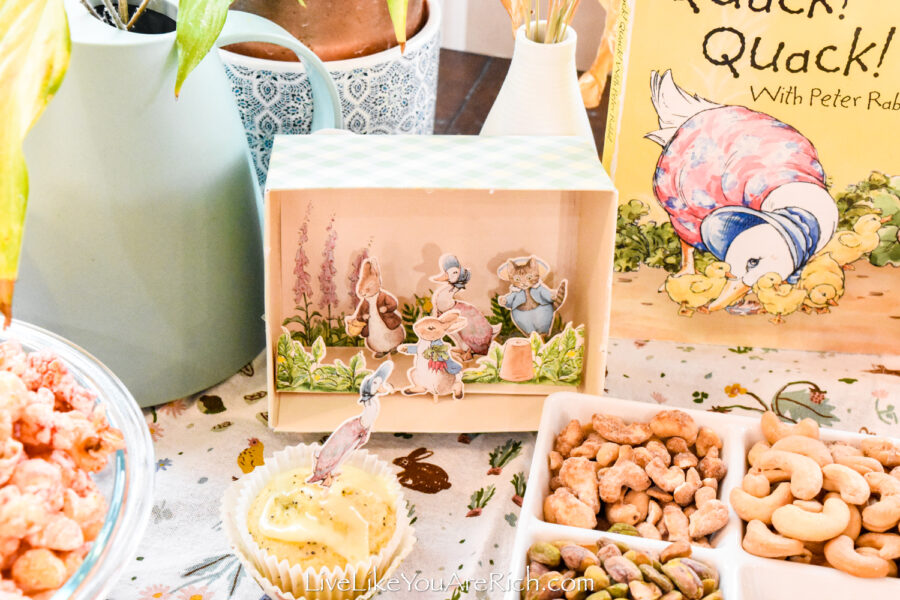 Food and Decor for a Peter Rabbit Party - Live Like You Are Rich