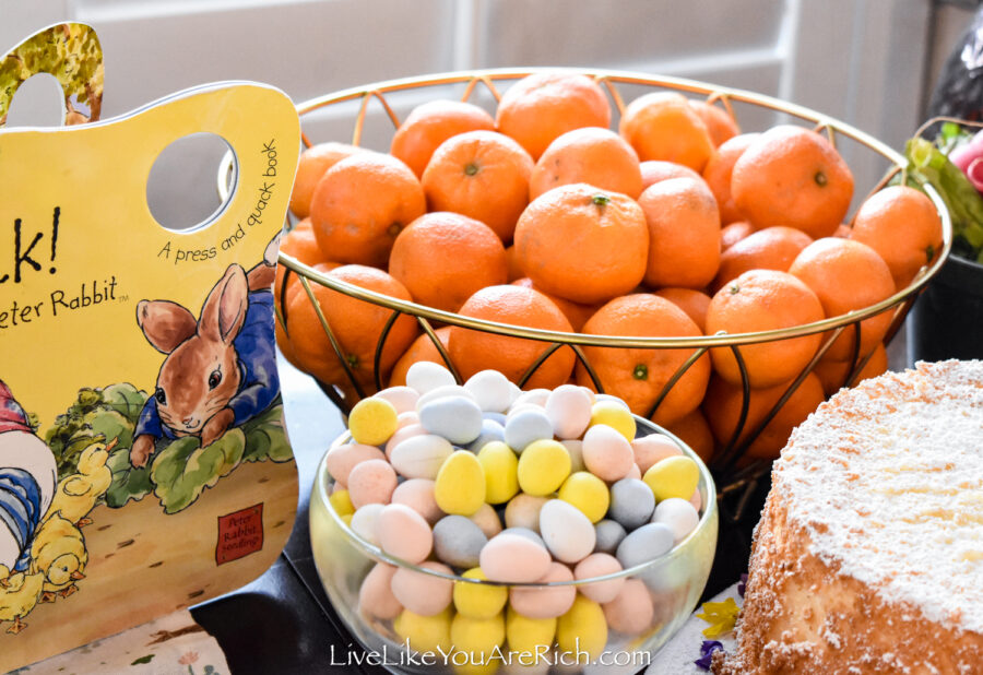 Food and Decor for a Peter Rabbit Party - Live Like You Are Rich