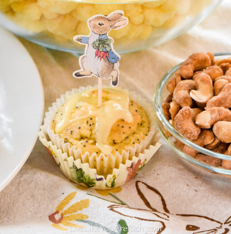 Food and Decor for a Peter Rabbit Party - Live Like You Are Rich