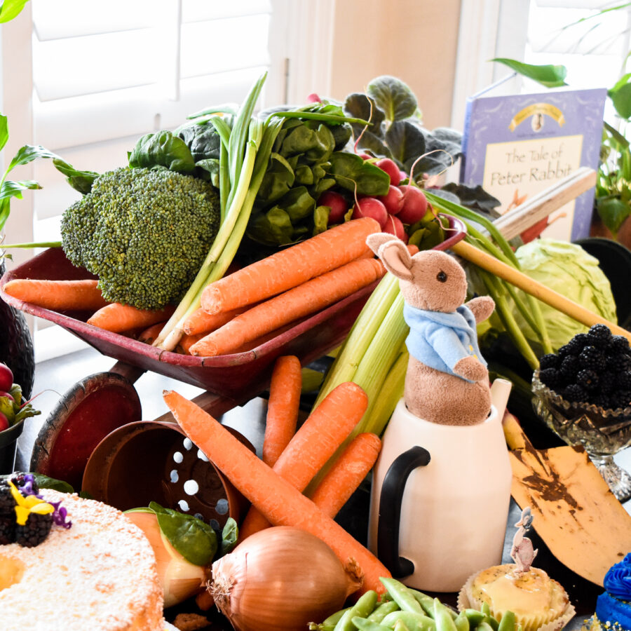 Food and Decor for a Peter Rabbit Party - Live Like You Are Rich