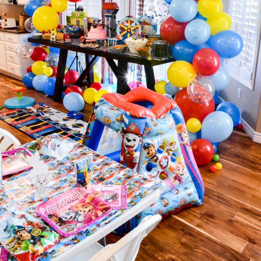 Paw Patrol Sky Cotton Candy Explosion Birthday Cake (Homemade) - Live ...