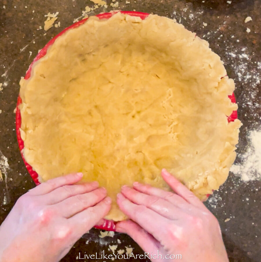 Quick Pie Crust With Only 5 Ingredients—No Rolling Needed - Live Like ...