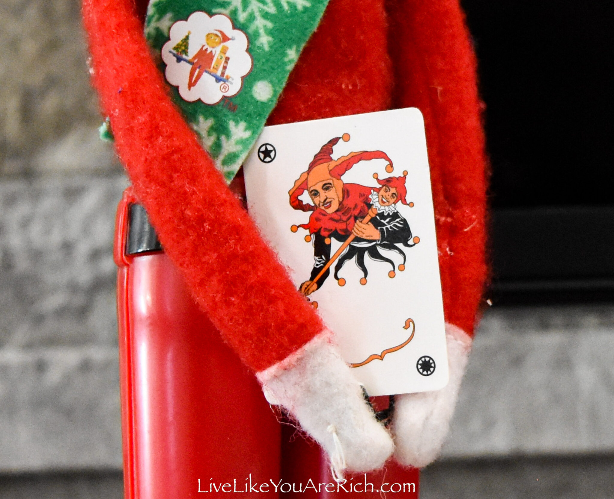 Elf on the Shelf: Card Players - Live Like You Are Rich