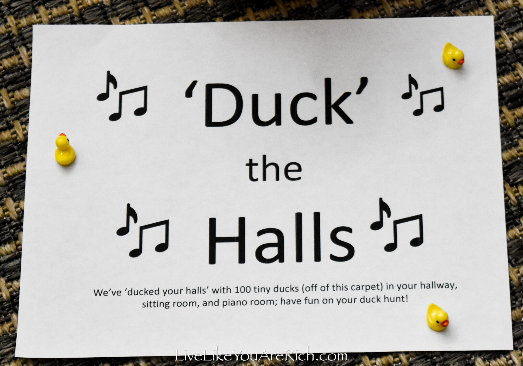 Elf on the Shelf: 'Duck' the Halls - Live Like You Are Rich