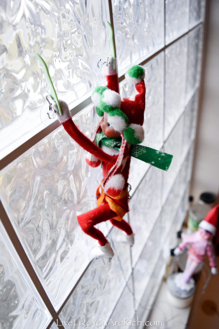 Elf on the Shelf: Ice Climbing - Live Like You Are Rich