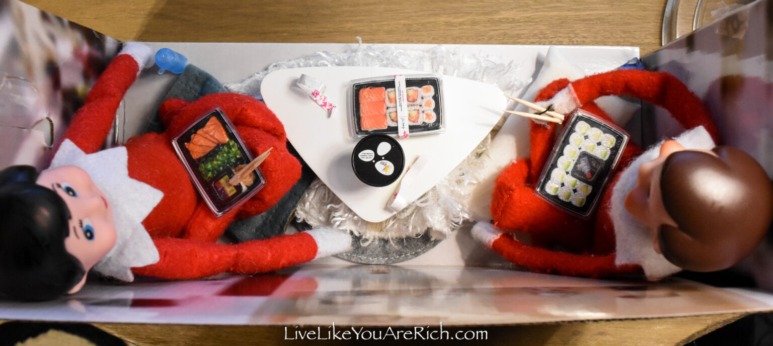 Elf on the Shelf: Sushi Night - Live Like You Are Rich