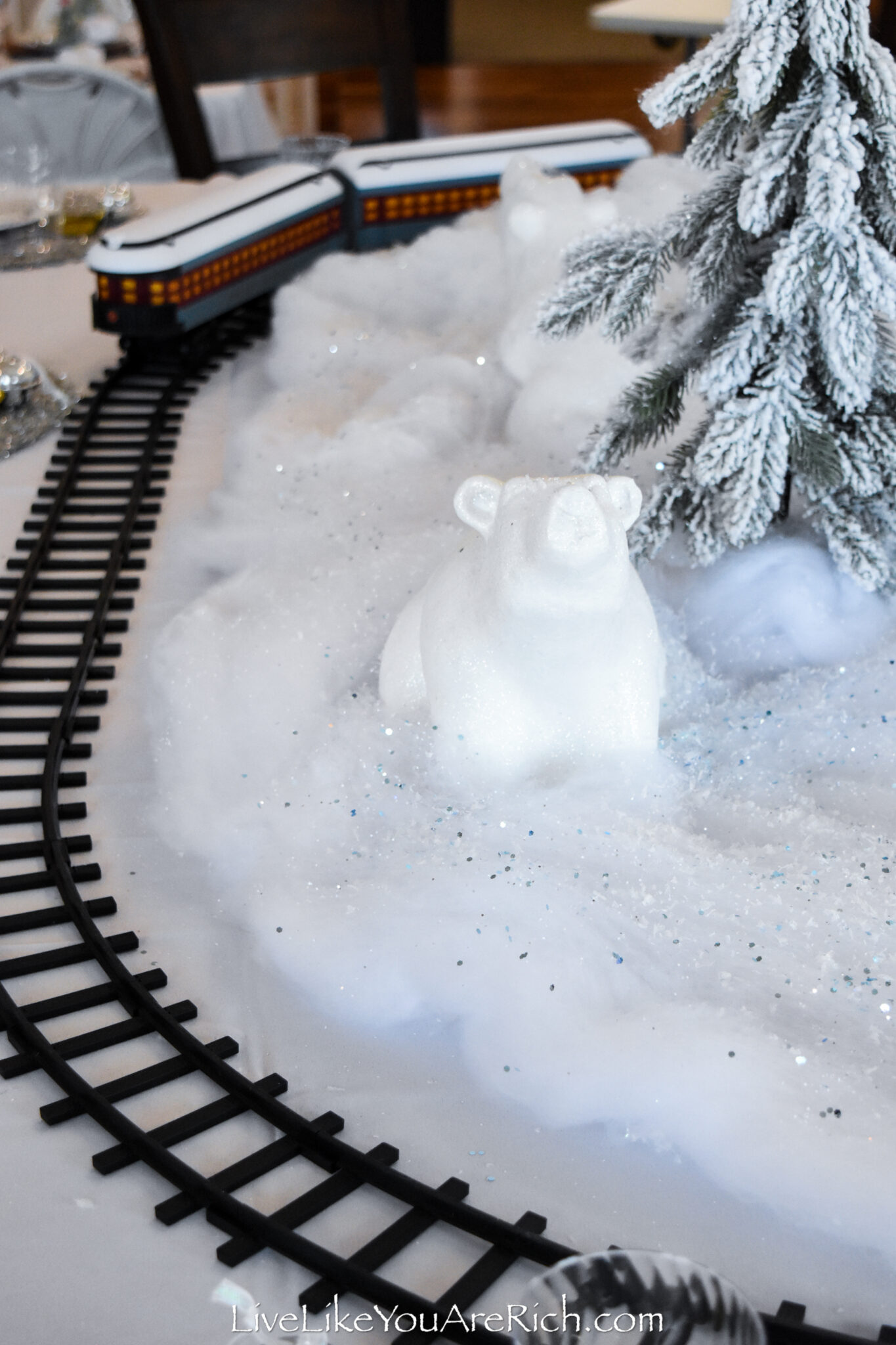 Polar Express Kids' Tablescape - Live Like You Are Rich