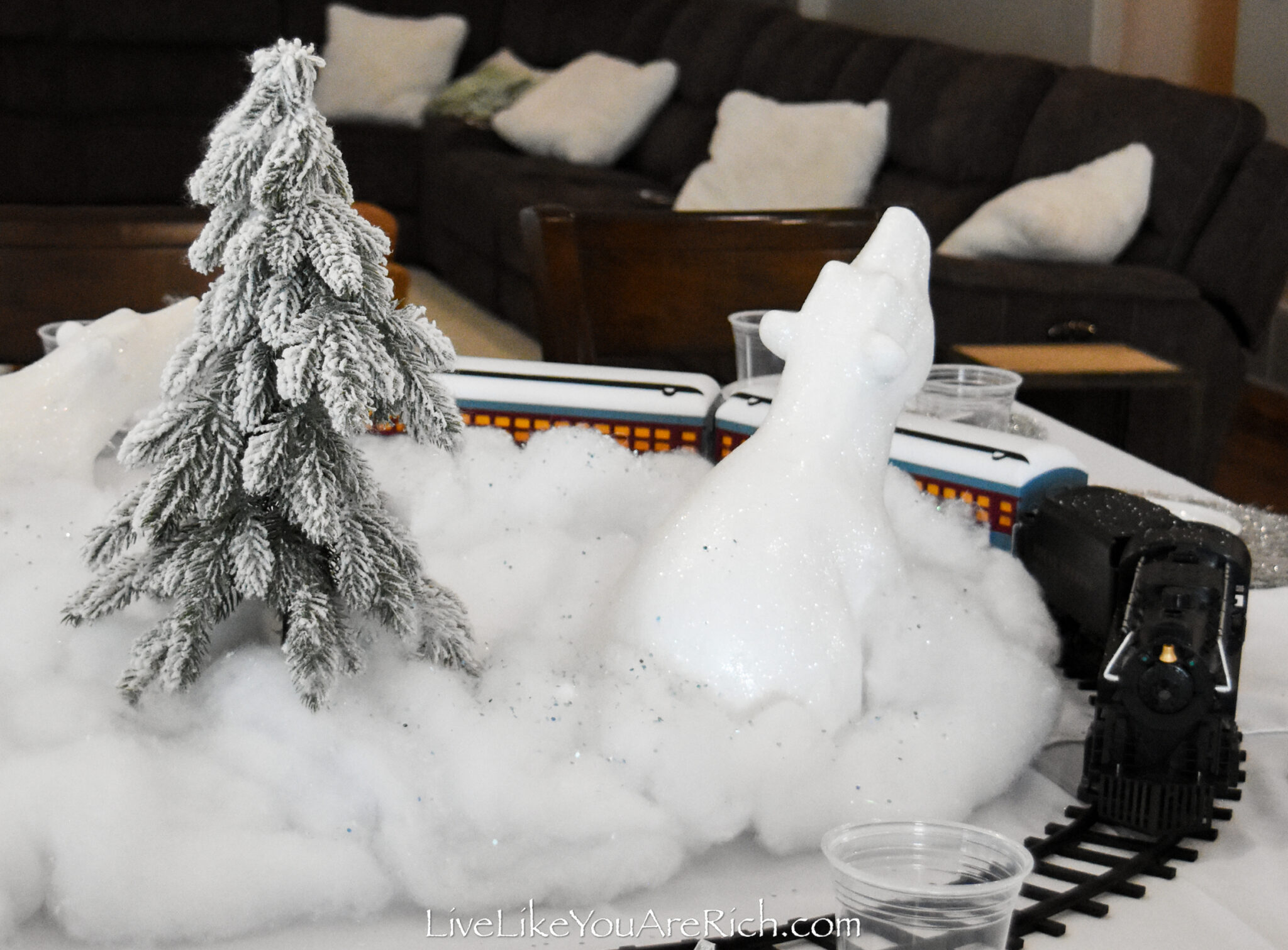 Polar Express Kids' Tablescape - Live Like You Are Rich