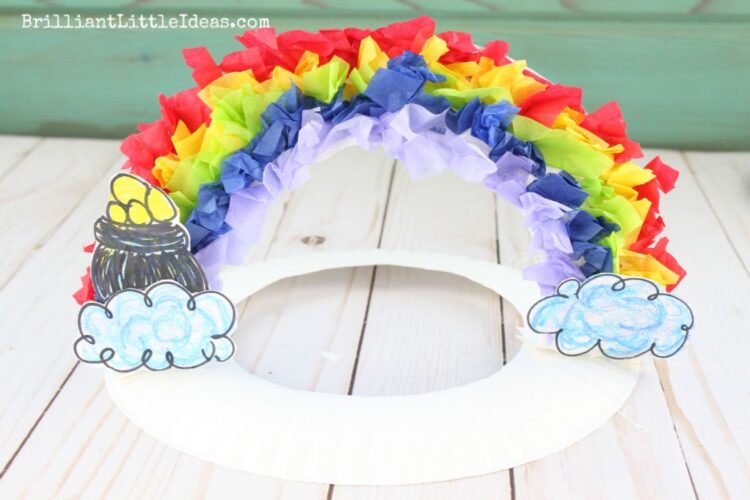 paper plate hat - Live Like You Are Rich