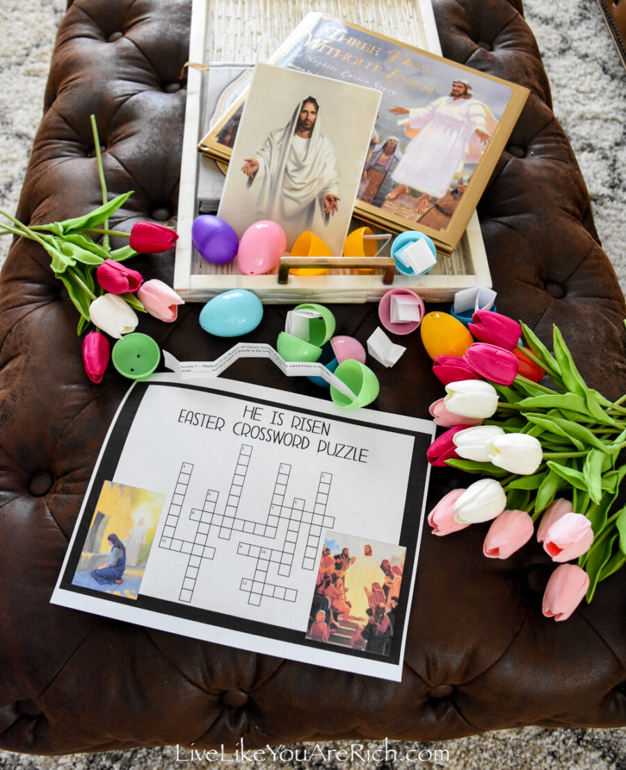 Free Christ-Centered Easter Crossword Puzzle—Optional Egg Hunt - Live ...