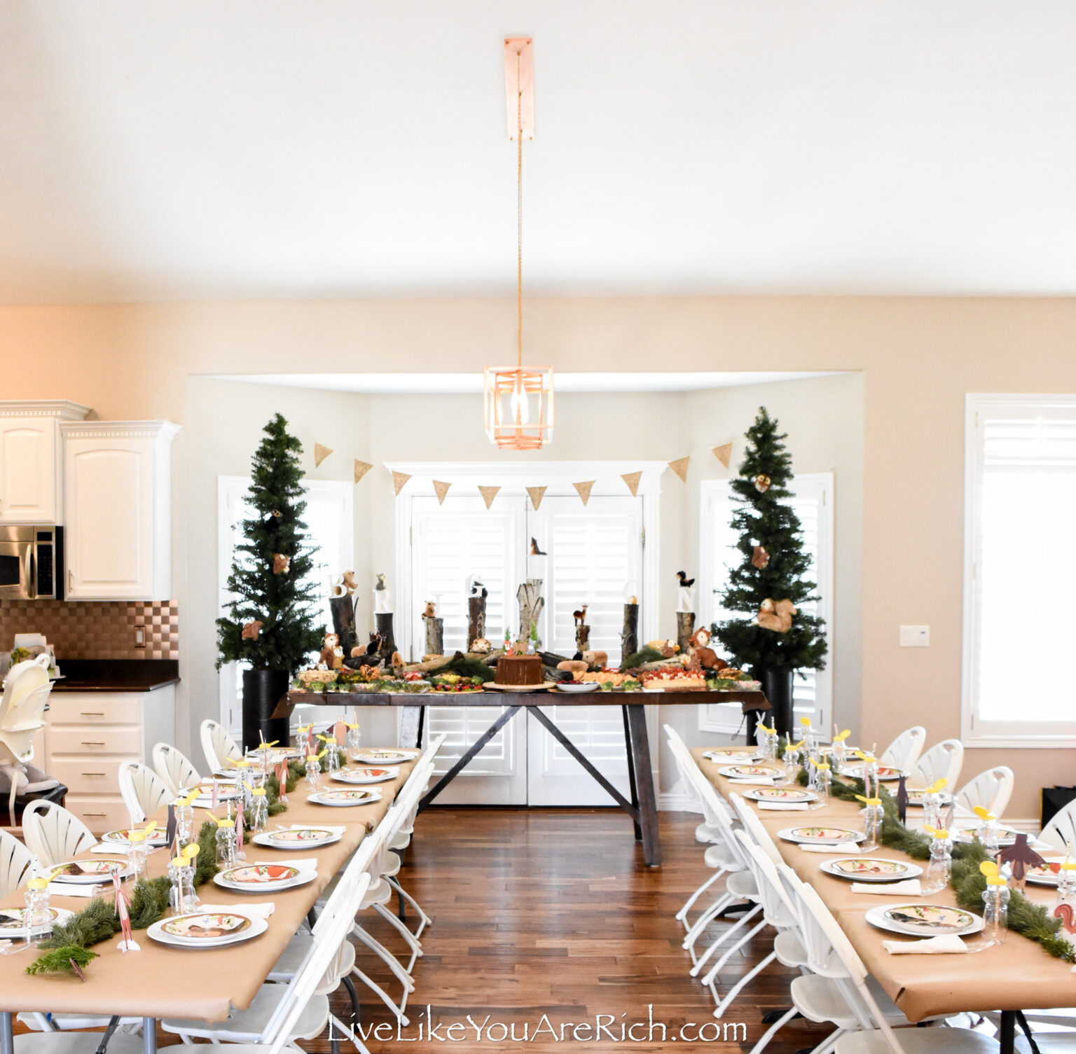 Woodland Party Decoration Ideas - Live Like You Are Rich
