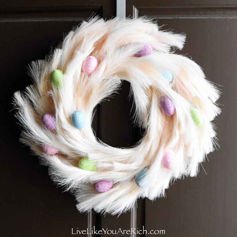 Easter Pampas Wreath - Live Like You Are Rich