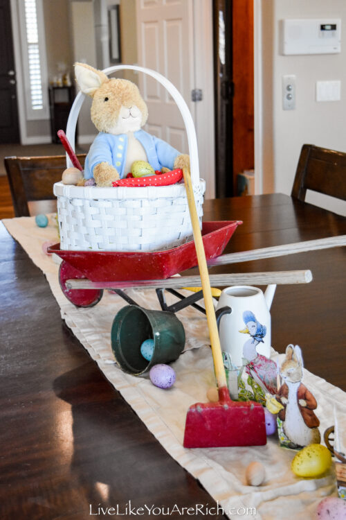 Peter Rabbit Easter Tablescape-3-2 - Live Like You Are Rich