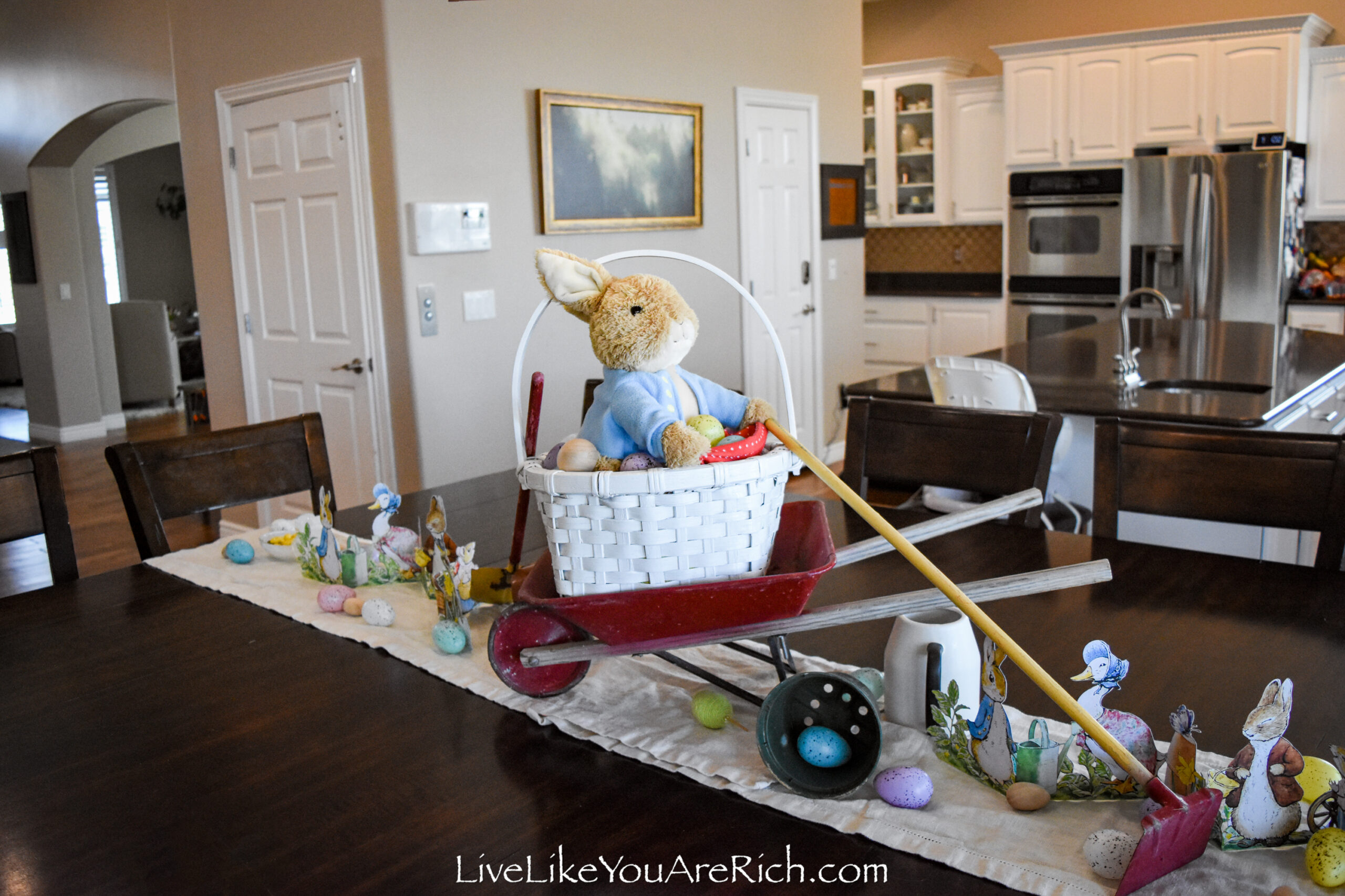 Peter Rabbit Easter Tablescape-7 - Live Like You Are Rich
