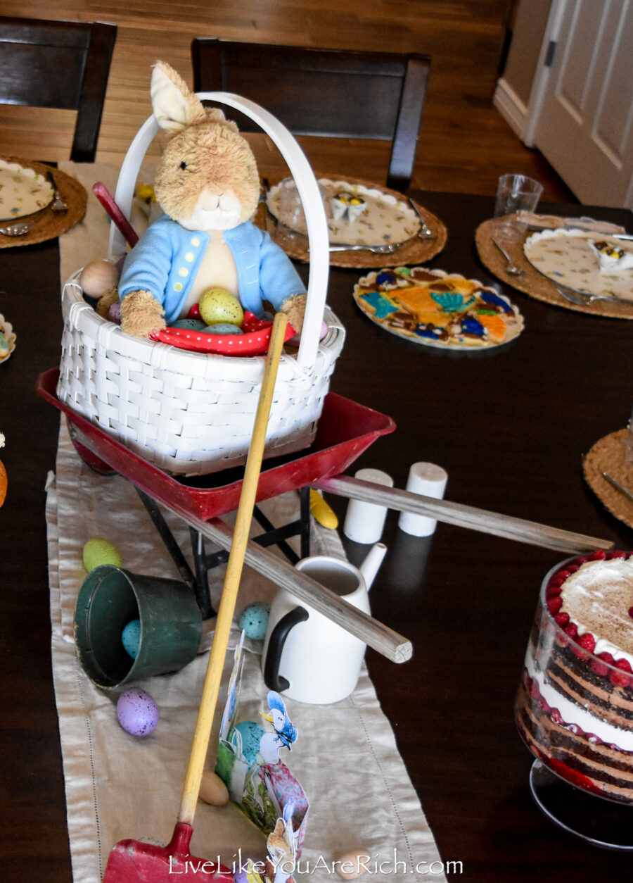 Peter Rabbit Spring Tablescape-10 - Live Like You Are Rich