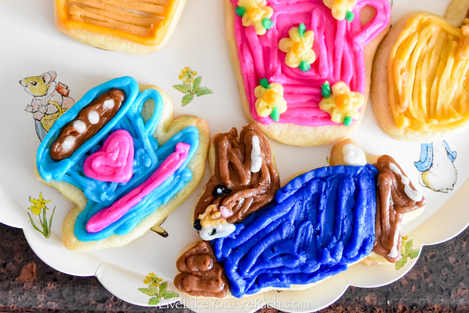 Peter Rabbit Detailed Sugar Cookies - Live Like You Are Rich