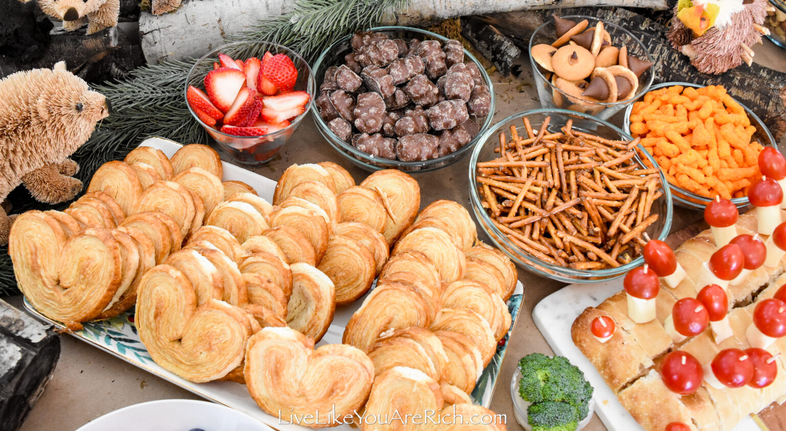 Woodland Party Food Ideas - Live Like You Are Rich