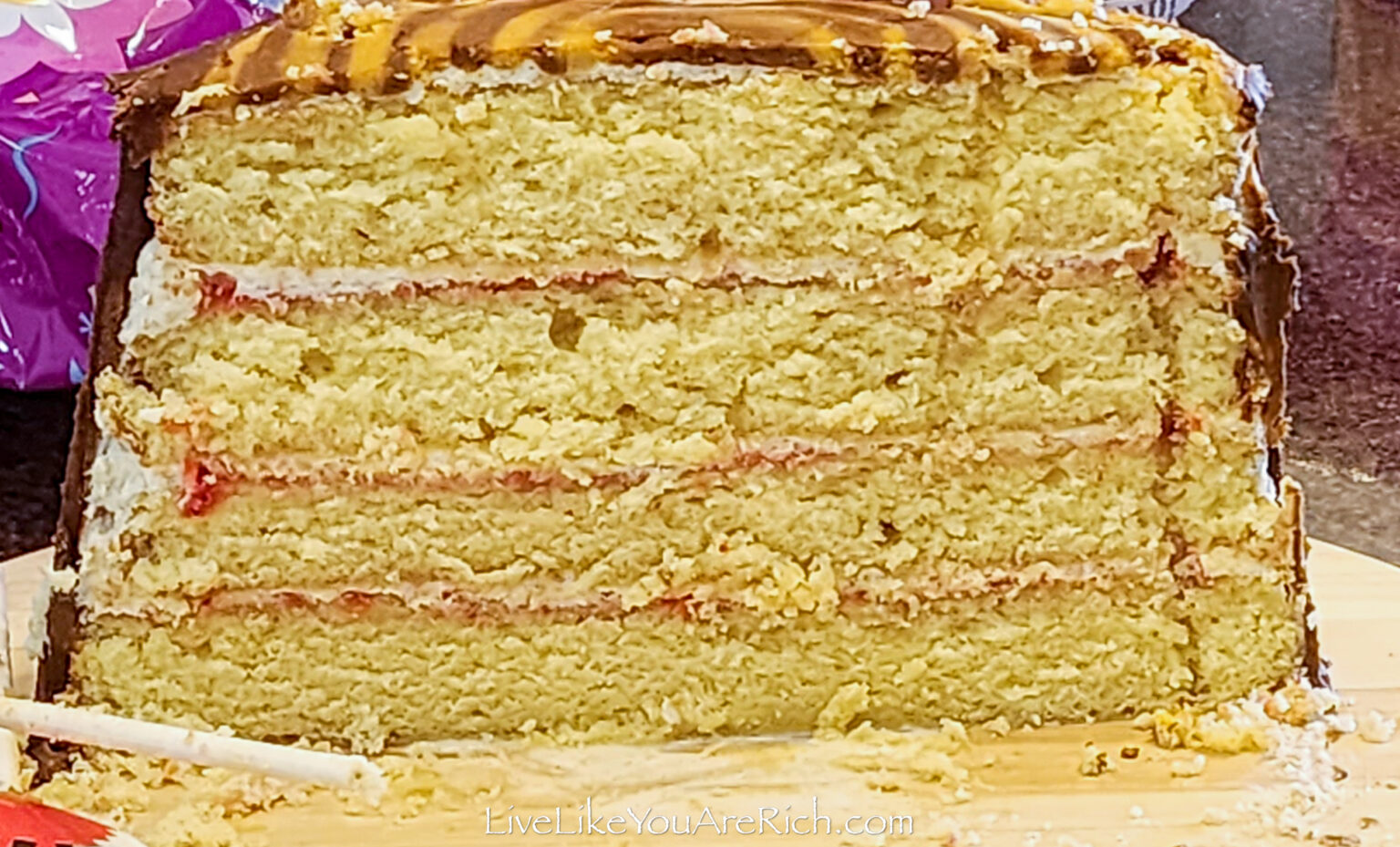 Tree Stump Cake for a Woodland Birthday Party - Live Like You Are Rich