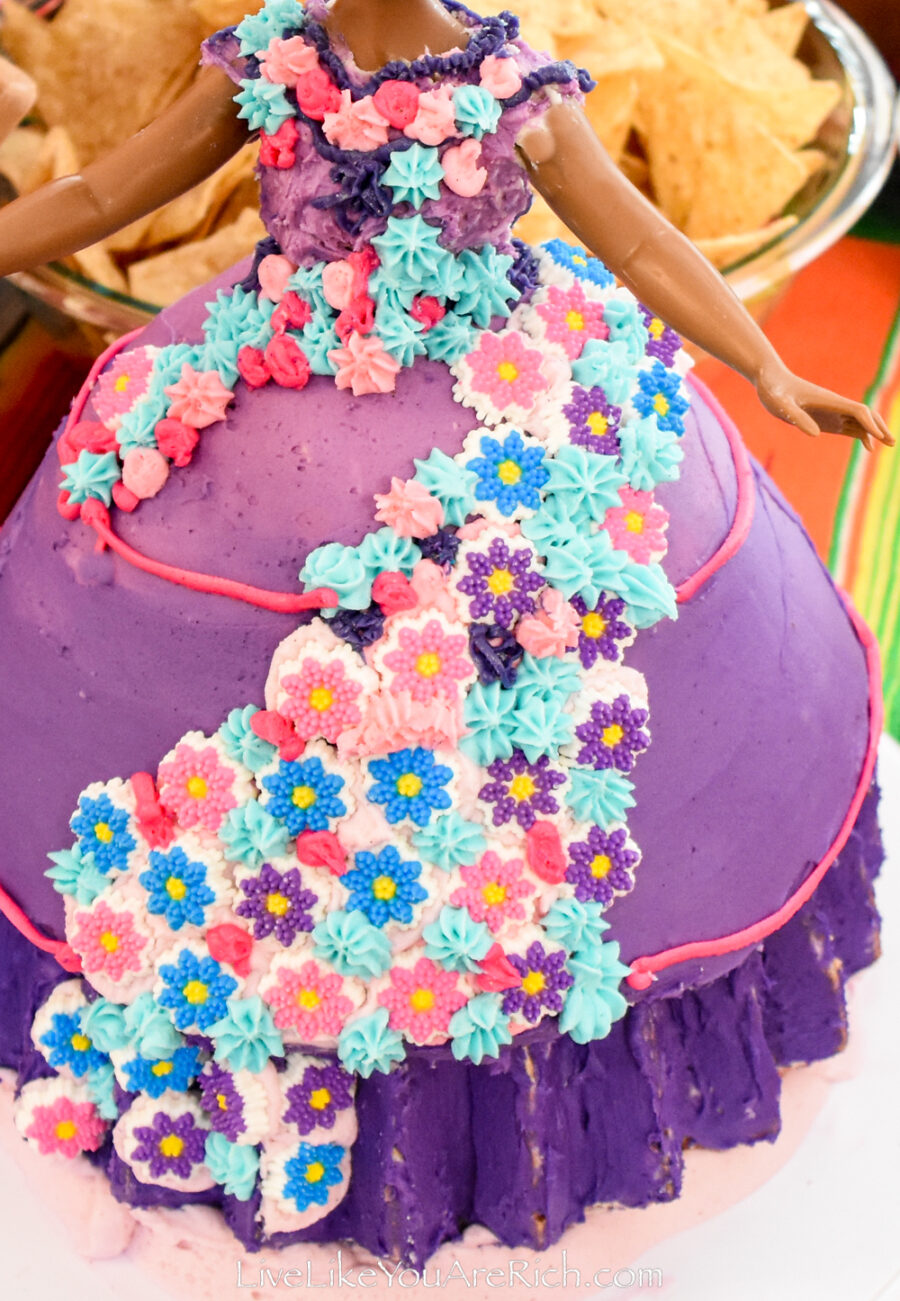 Isabela Barbie Encanto Cake-4 - Live Like You Are Rich